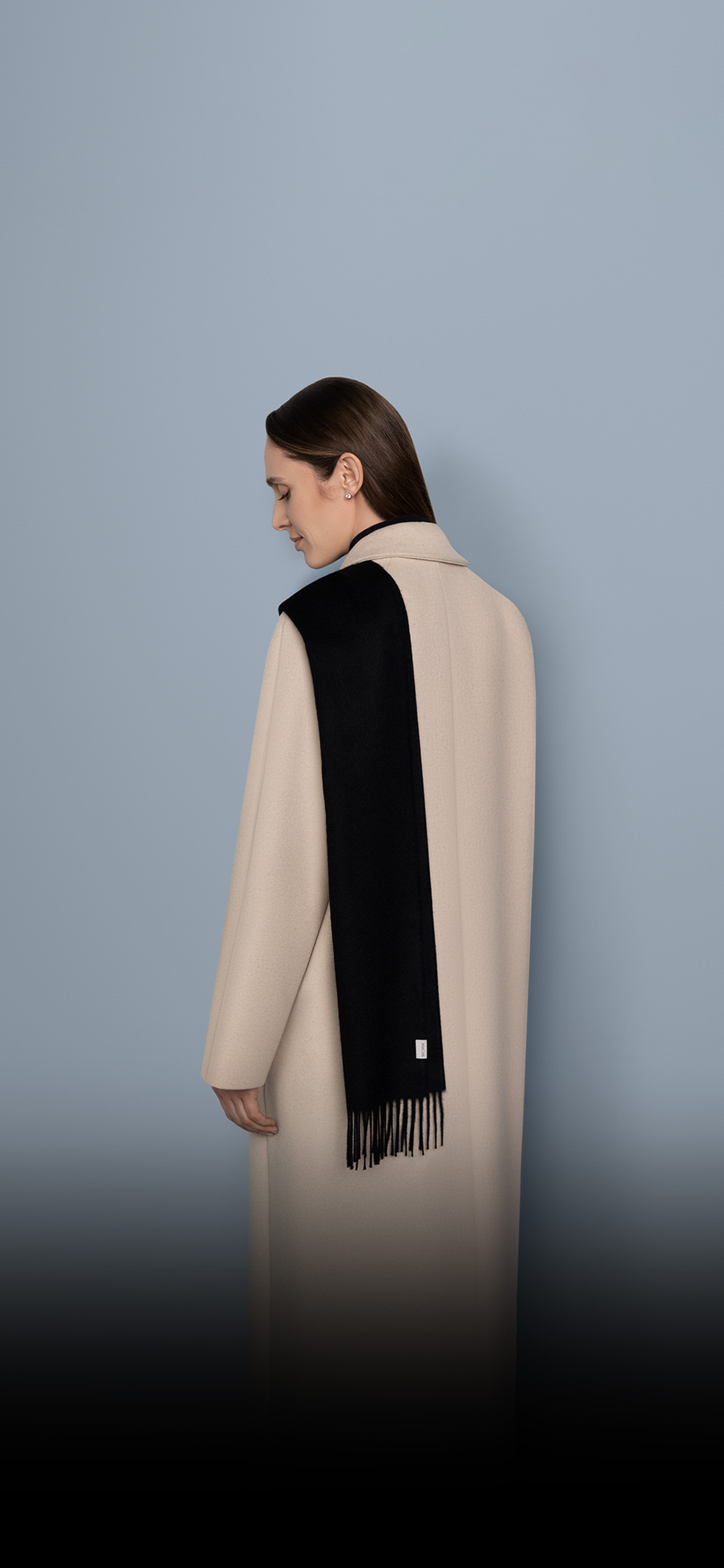 Шарф из шерсти альпака HC600 bk BORK – купить в официальном интернет-бутике БОРК в Минске, цены ...