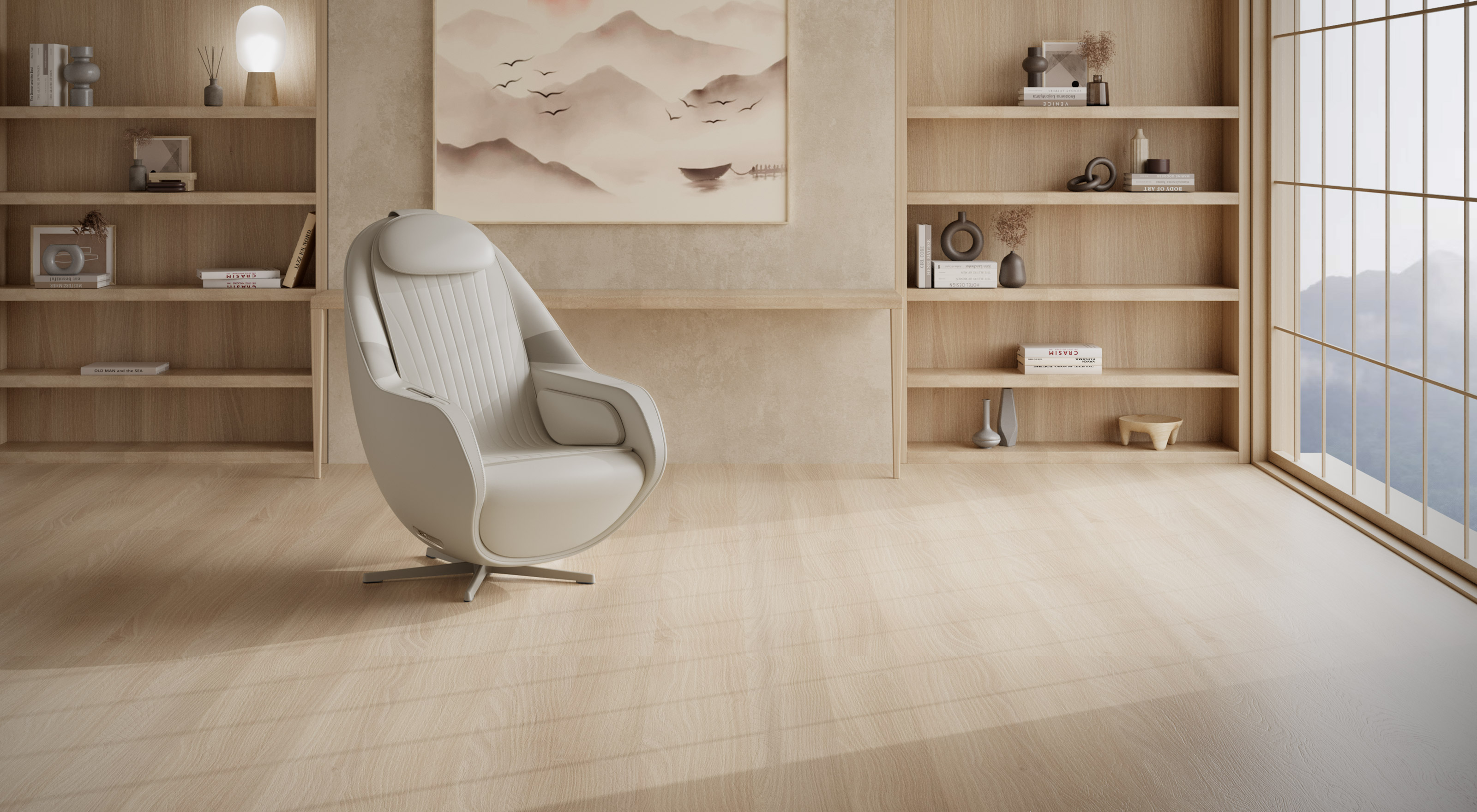 Массажное кресло BORK D740 ch (бежевый) - купить в Беларуси, цены на сайте